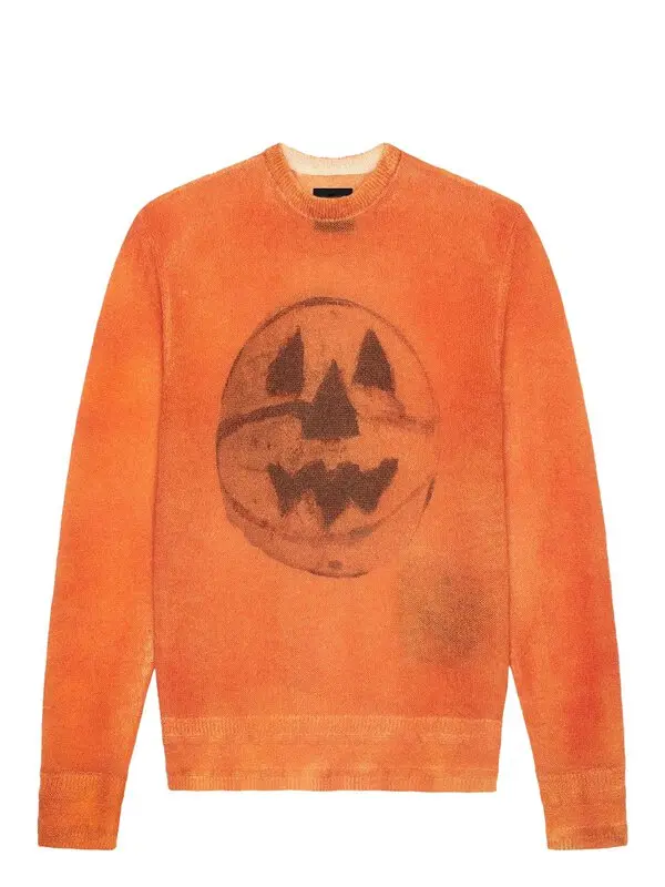 Givenchy Sweater With Ceramics Print - Orange