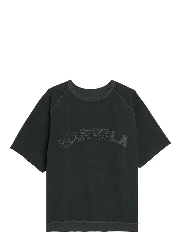 MAISON MARGIELA Reverse Side Fleece T-shirt - Blue