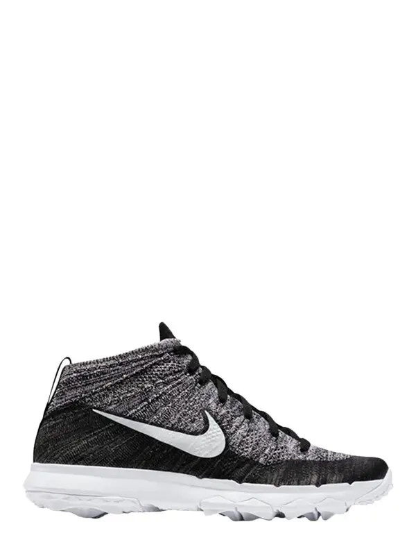 Nike Flyknit Chukka Golf Sneakers - Black