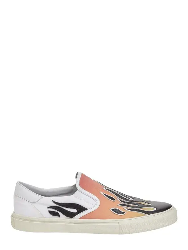 Amiri Flame Slip-on Sneakers - White