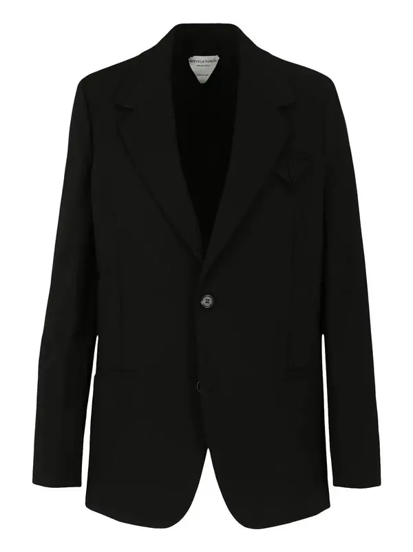 Bottega Veneta Oversized Single-breasted Blazer - Black