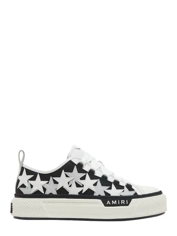 Amiri Stars Court Low Sneakers - Black