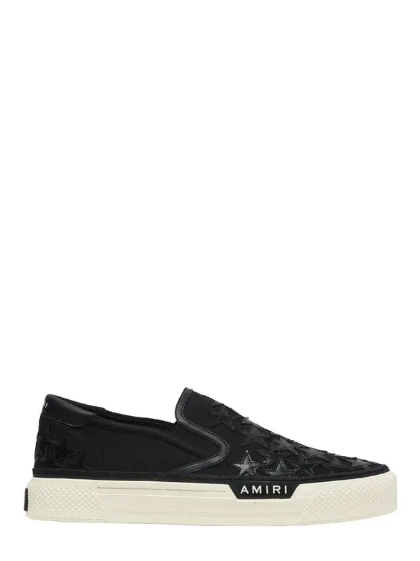 Amiri Stars Court Slip-on - Black
