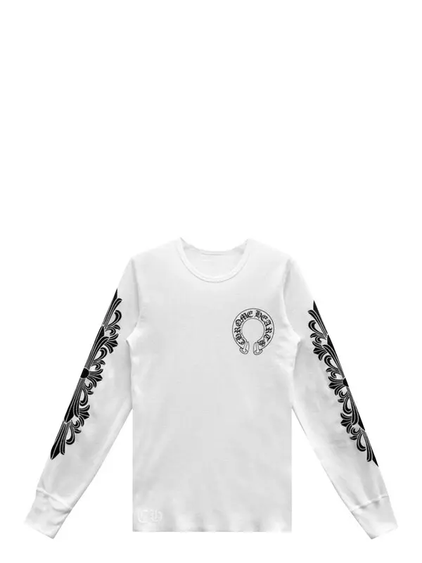 Chrome Hearts Horseshoe Thermal Waffle T-shirt - White