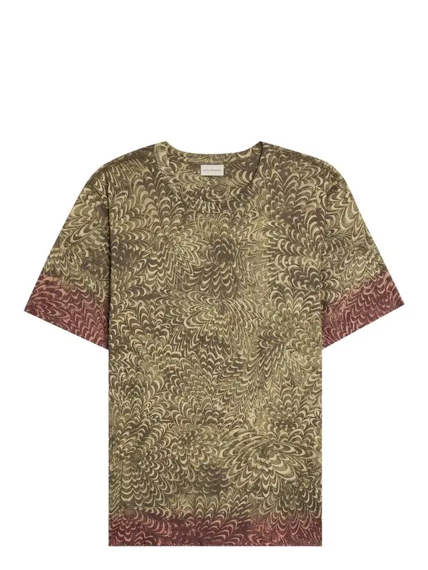 Dries Van Noten Hubba Print T-shirt - Grey