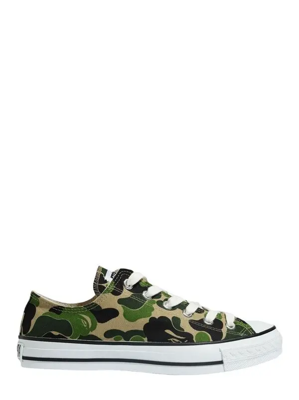 BAPE Sta Low M2 Abc Camo Sneakers - Green