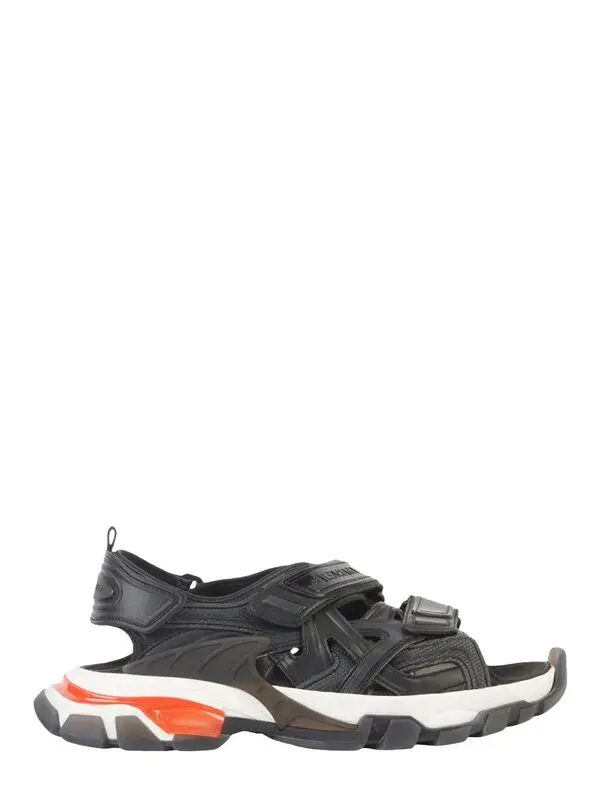 Balenciaga Track Sandal With Clearsole - Black