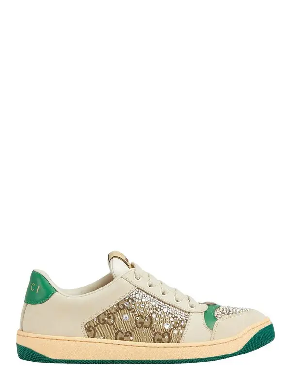 Gucci Screener Gg Monogram Sneakers - Cream
