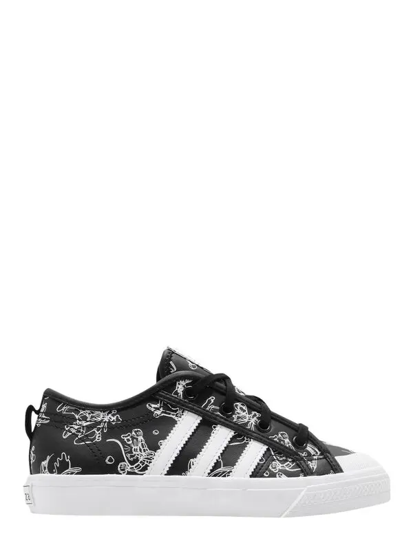 Adidas Disney X Nizza Sport J 'goofy' Sneakers - Black