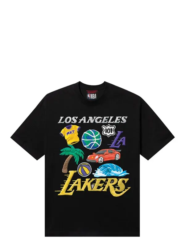 MARKET X Nba Lakers T-shirt - Black