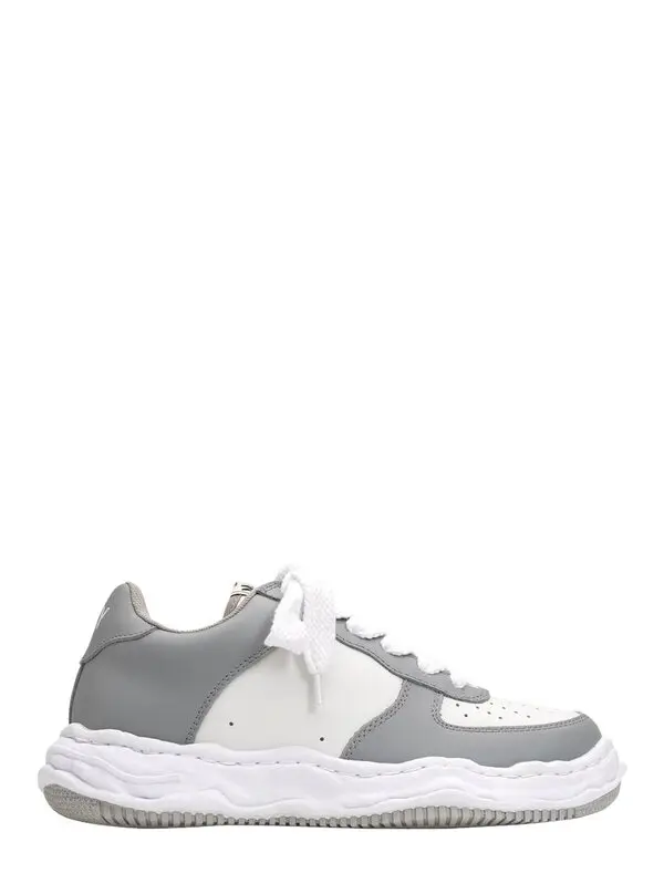 Mihara Yasuhiro Wayne Og Sole Leather Low Sneakers - Grey