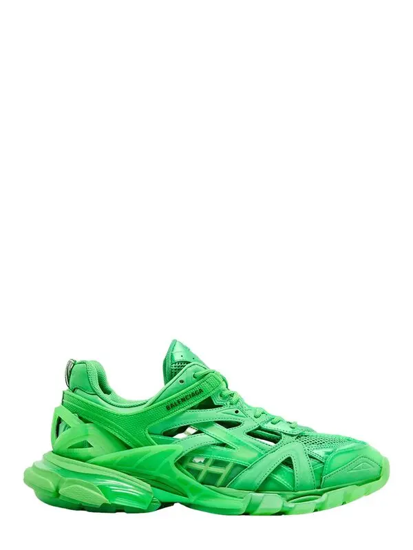 Balenciaga Track.2 Sneaker With Clear Sole - Green