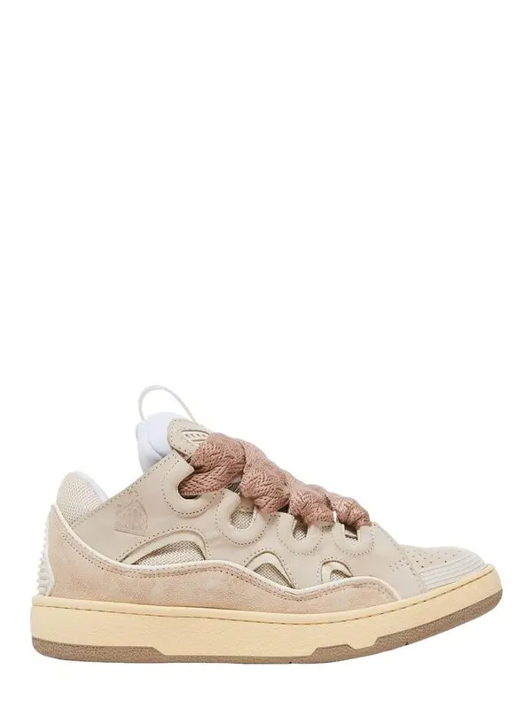 LANVIN Curb Low-top Sneakers - Brown