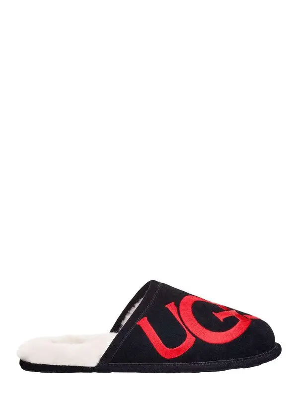 UGG Scuff Slipper With Logo - Black