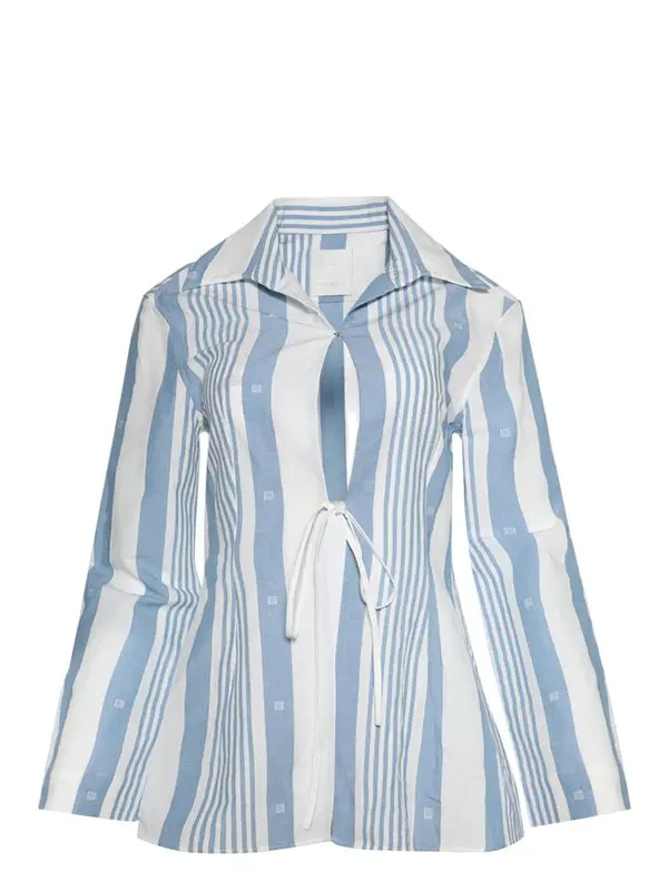 Givenchy Shirt With Knot Detailing - Blue