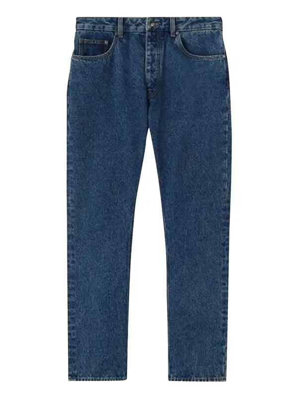 Palm Angels Monogram Straight Jeans - Blue