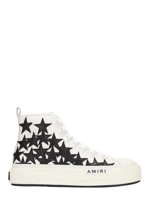Amiri Stars Court High Sneakers - White