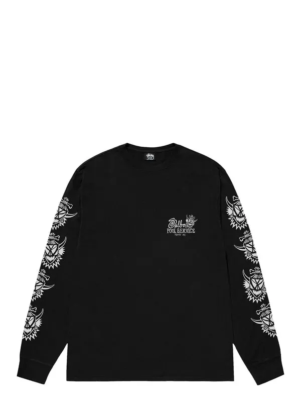 StÜssy Witch Doctor Long-sleeve Tee - Black
