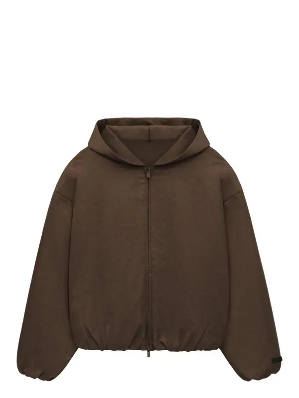 Fear Of God Textured Nylon Hooded Bomber Jacket - Brown