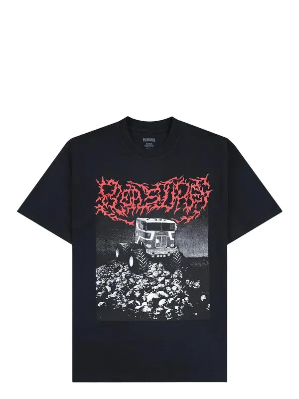 PLEASURES Off Road T-shirt - Black