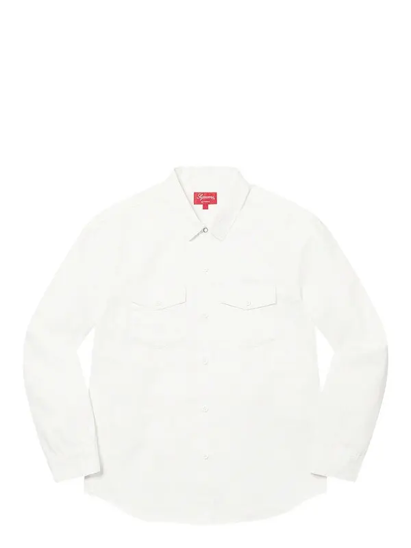 Supreme X Raymond Pettibon Work Shirt - White