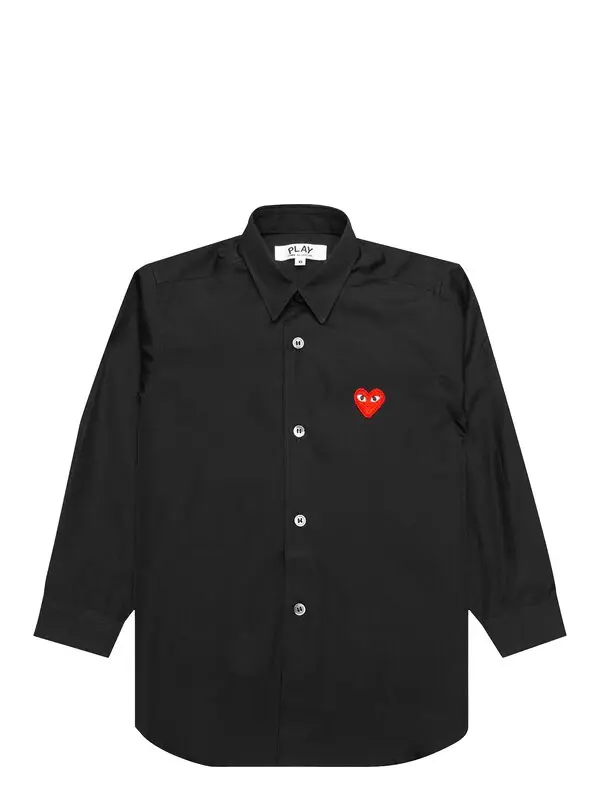 Play Comme Des Garcon Button-up Shirt - Black