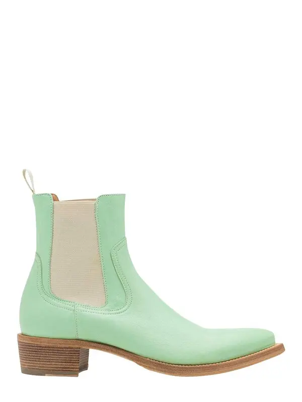 424 Cowboy Boots - Green