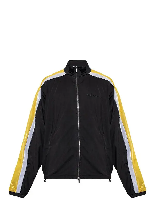 VTMNTS Striped Tracksuit Jacket - Black