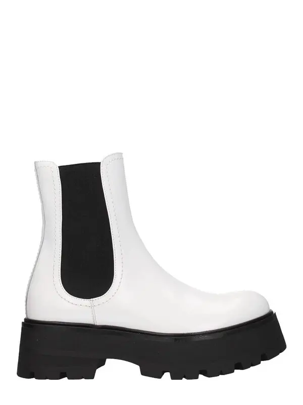 Alexander McQueen Rave Chelsea Boot - White