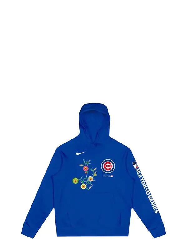 Nike X Takashi Murakami X Mlb World Tour Tokyo Series 2025 Cubs Hoodie - Blue