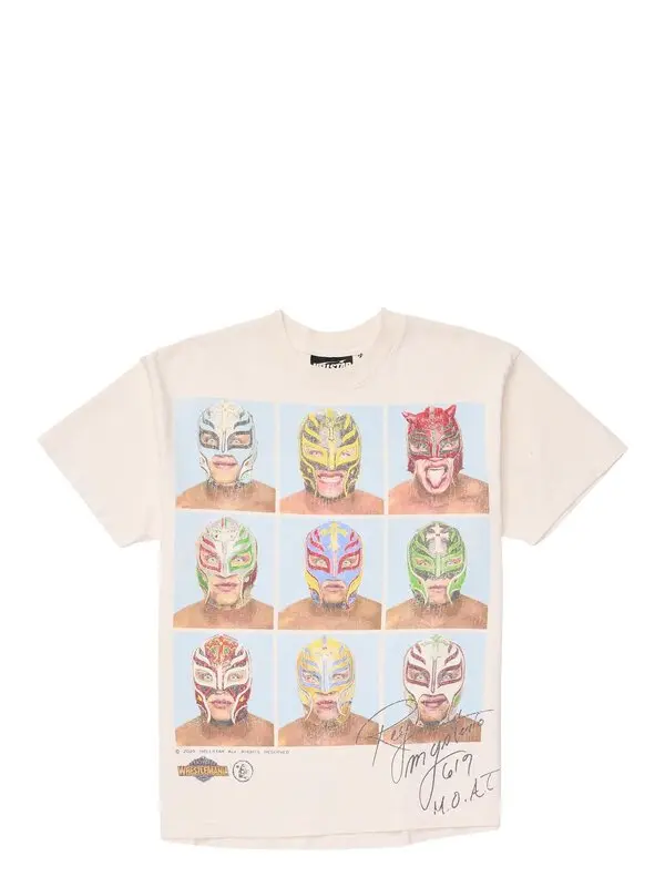 HELLSTAR X Wwe Rey Mysterio T-shirt - White