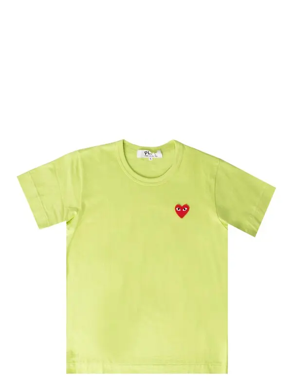 Play Comme Des Garcon Basic Heart Logo T-shirt - Green