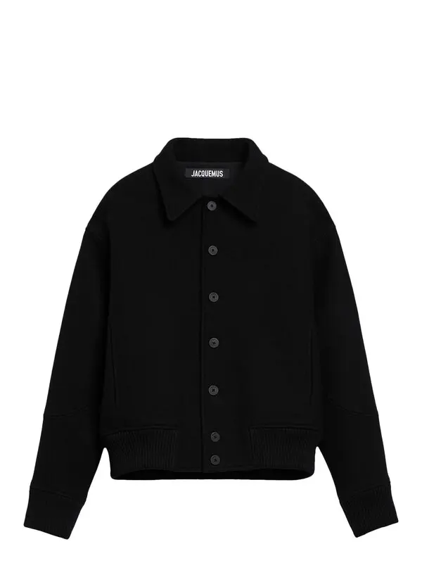 Jacquemus Le Bomber Feltro - Black
