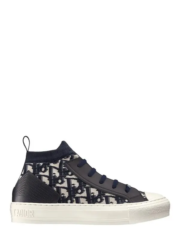 Dior Walk'n' Oblique High-top Sneakers - Blue