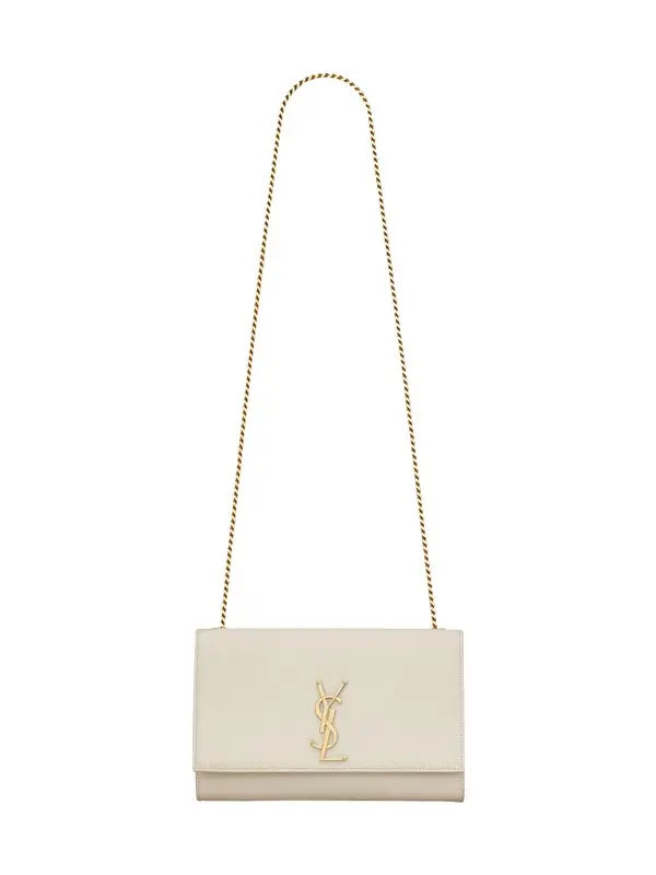 Saint Laurent Medium Kate Chain Bag - White