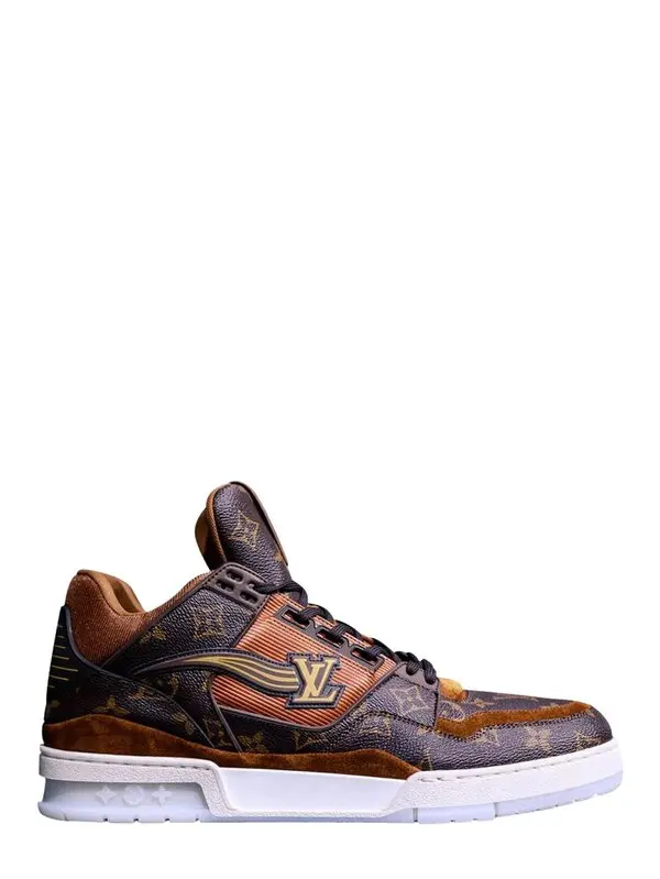 LOUIS VUITTON Trainer Low Top Sneakers - Brown