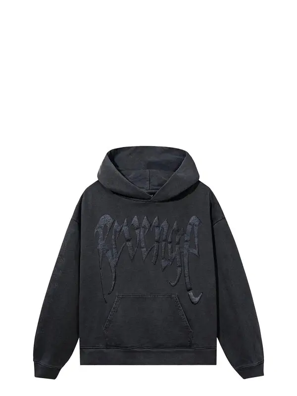 REVENGE Heartbreak Vintage Hoodie - Black