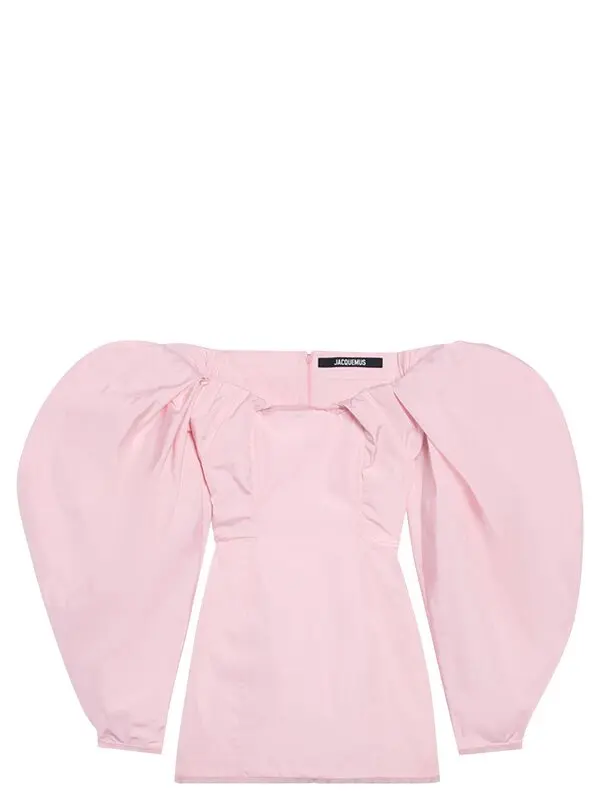 Jacquemus La Robe Taffetas Dress - Pink