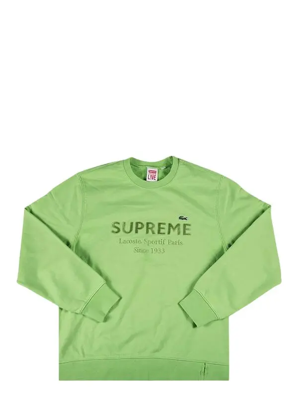 Supreme X Lacoste Crewneck - Green