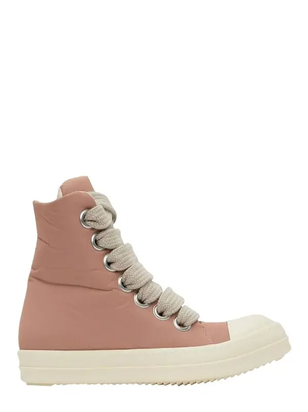 Rick Owens Jumbo Lace Puffer High-top Sneakers - Pink