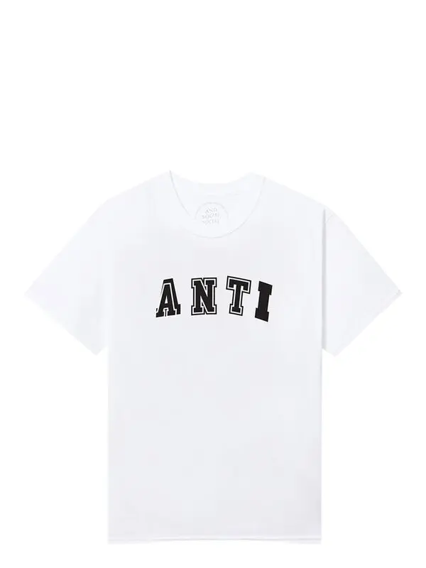 ANTI SOCIAL SOCIAL CLUB X 2 Tone Anti College Tee - White
