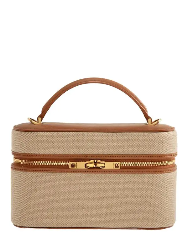 Saint Laurent Mini Vanity Bag - Brown