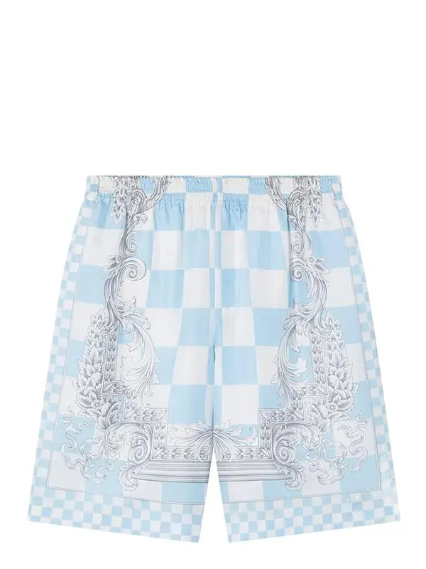 Versace Printed Shorts - Blue
