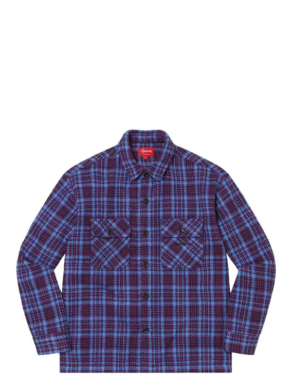 Supreme Heavy Flannel Shirt - Purple