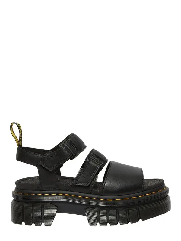 Dr. Martens Ricki 3-strap Platform Sandal - Black