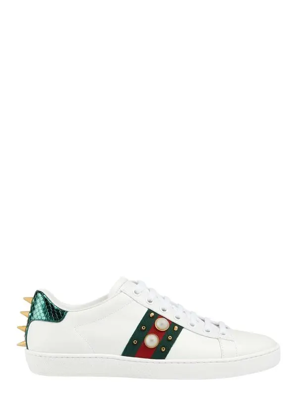 Gucci Ace Studded - White