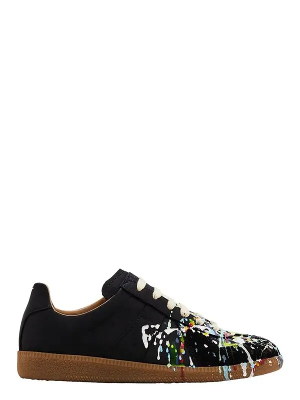 MAISON MARGIELA Replica Low 'paint Splatter Pollock - Black