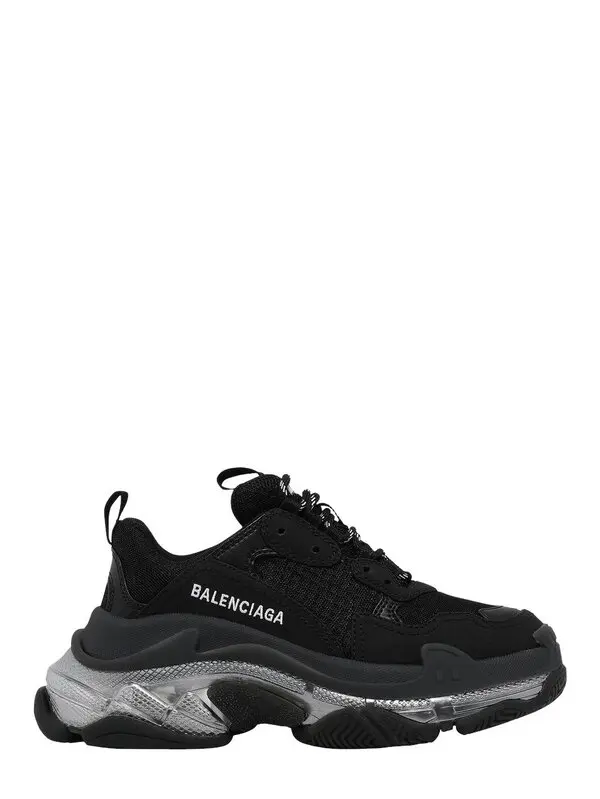 Balenciaga Triple S Iridescent Sneaker - Black