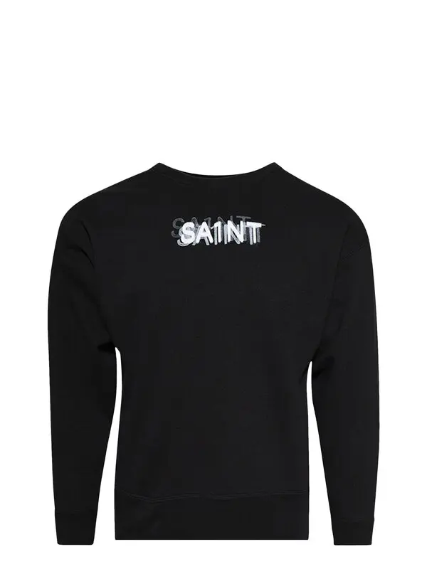 SAINT MXXXXXX 7 Deadly Crewneck Sweatshirt - Black