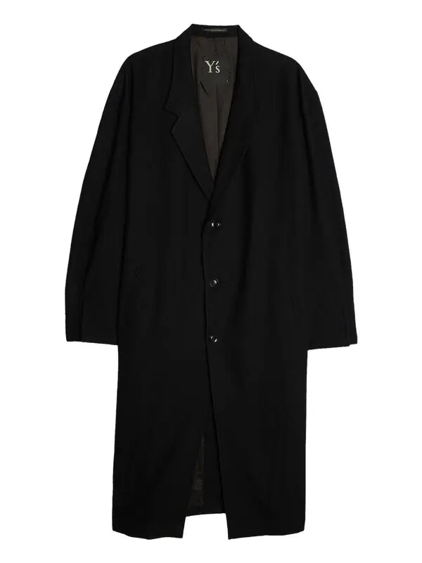 Y’s Tailored Coat - Black